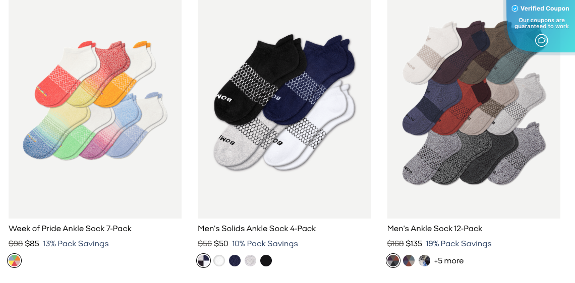 25% Off + Bombas Coupons & Discount Codes – August 2025