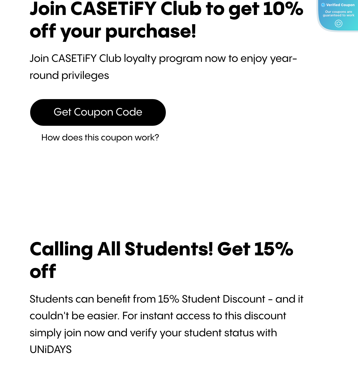 Save up to 15% with Casetify Promo Codes in Sep 2025