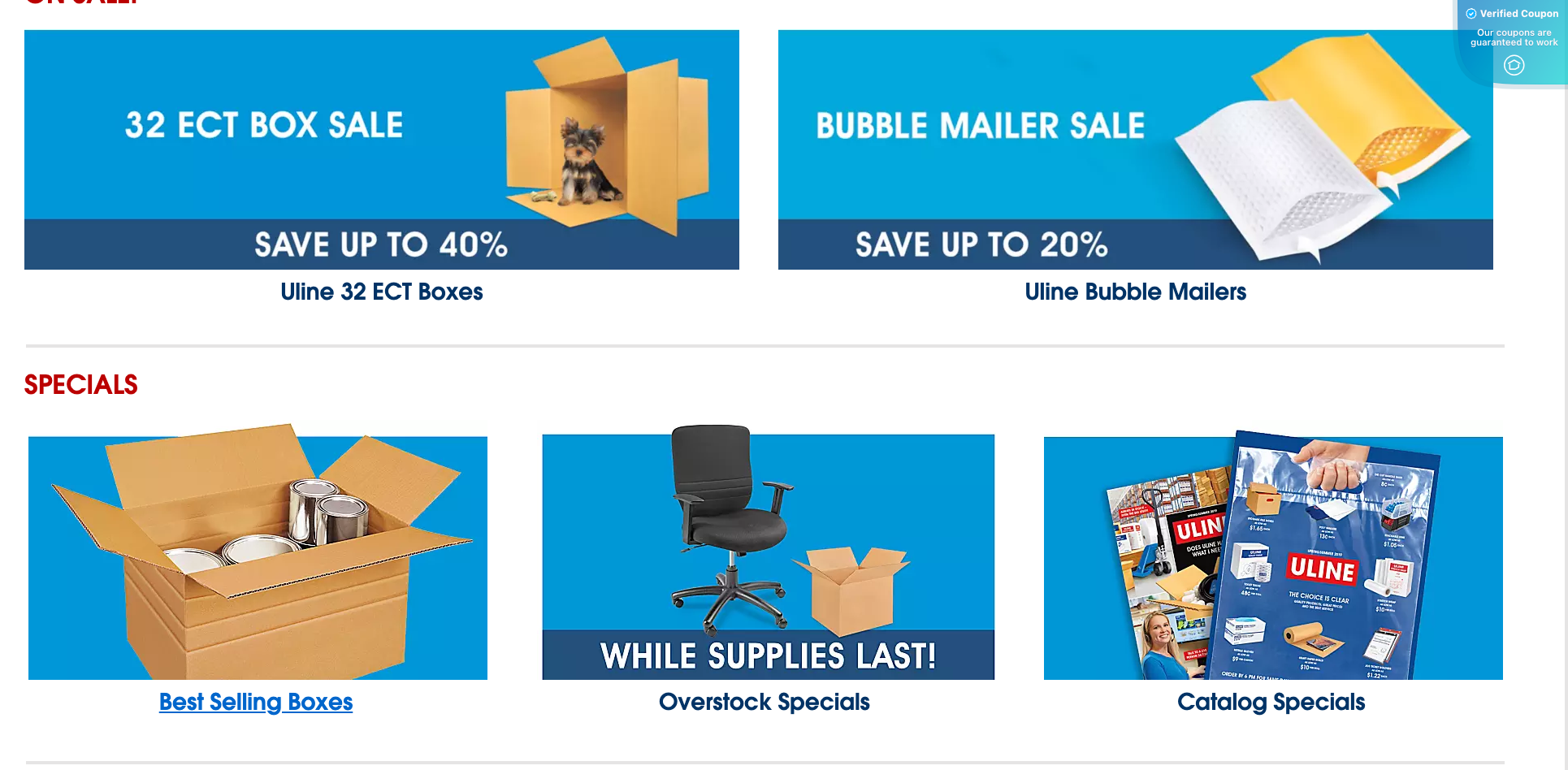 Save up to 10% with Uline Promo Codes in July 2025