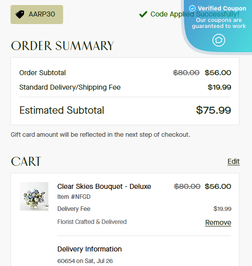 30% Off + FTD Coupons & Promo Codes – June 2025