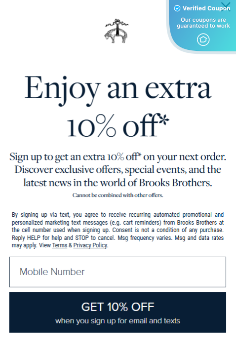 Brooks Brothers Coupons: Up to 30% Off (No Code Needed)