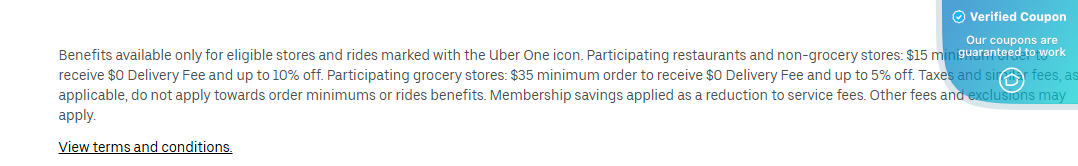 Uber Eats - Verified Coupons + Promo Code for June 2025