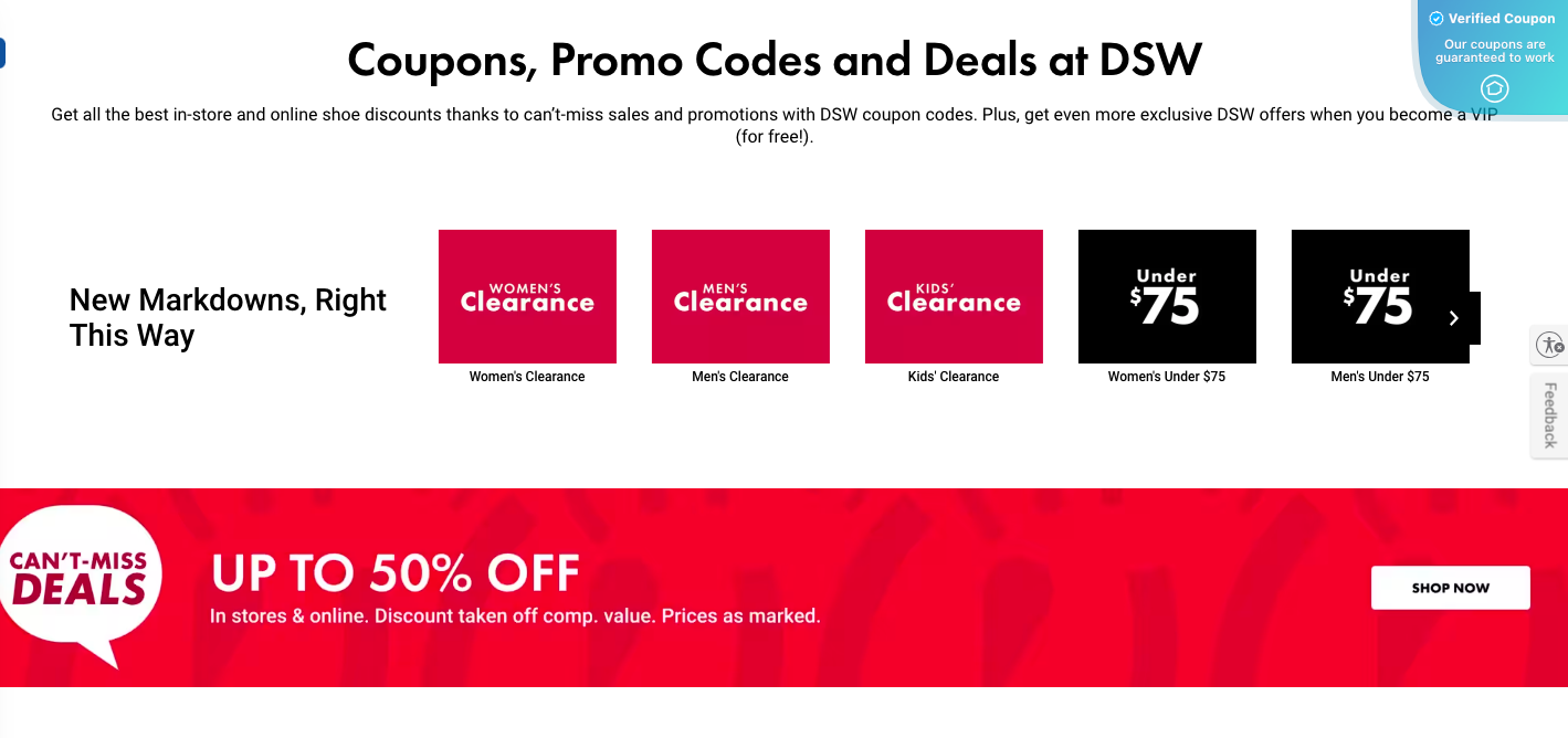 Save up to 10% with DSW Promo Codes in July 2025
