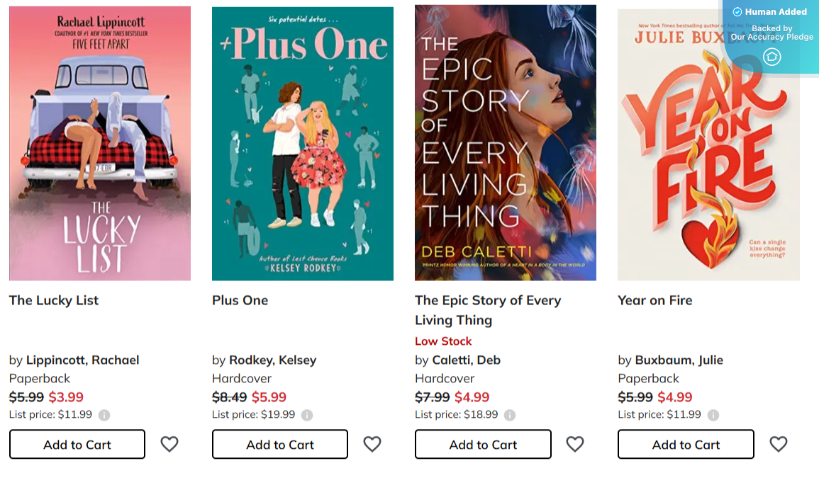 Book Outlet Coupons - Up to $5 Off (No Codes Needed)