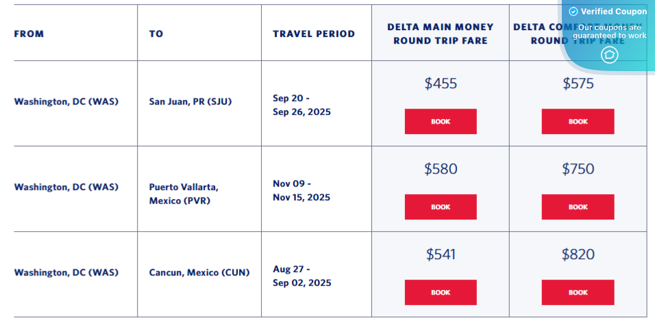 Delta Airlines Promo Codes - Save up to $250 in Jun 25