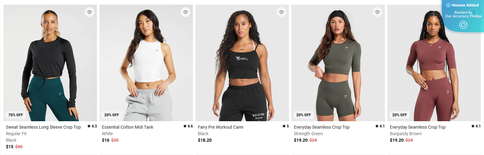 20% Off + Gymshark Coupons & Discount Codes – July 2025