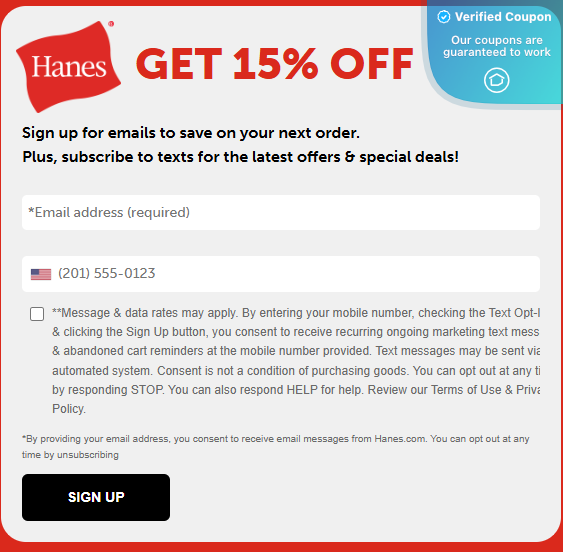 Hanes - Verified Coupons + 1 Promo Code for July 2025