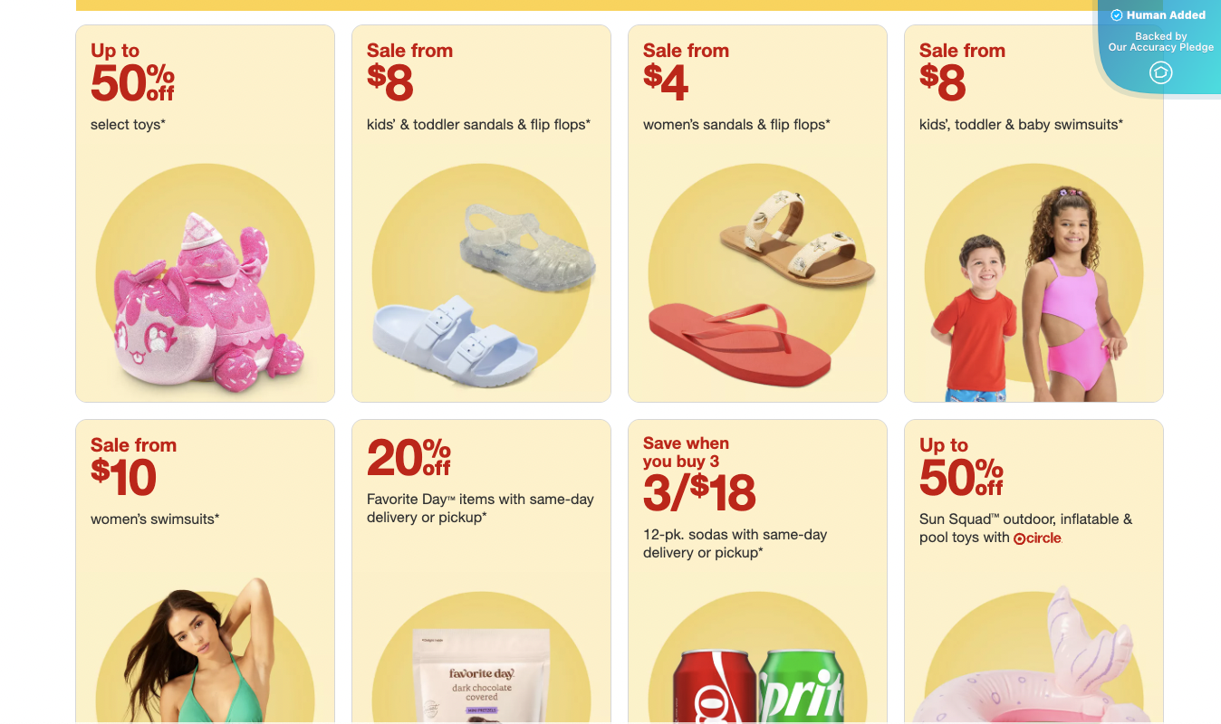 Target Coupons & Deals – Take up to 50% Off in July 25
