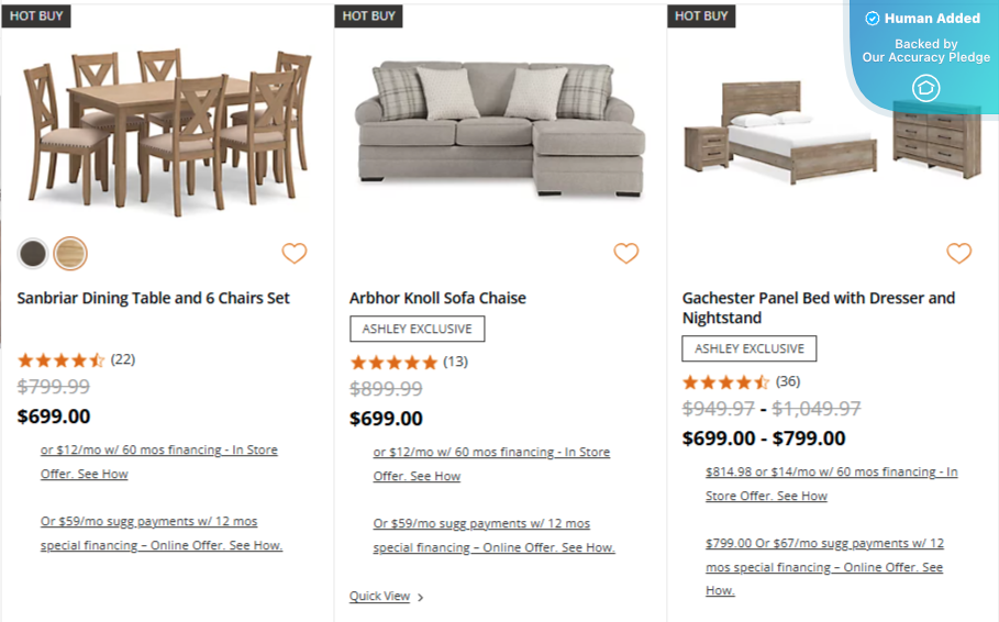 Ashley - Verified Coupons + 1 Promo Code for July 2025