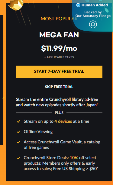 Crunchyroll - Coupons & Promo Code for July 2025