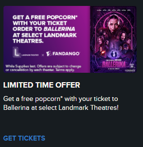 Fandango Verified Promo Codes - Take up to 10% Off
