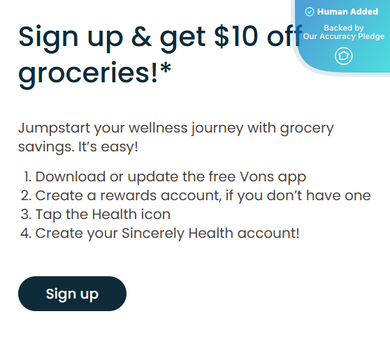 Vons - Verified Coupons + 1 Promo Code for July 2025