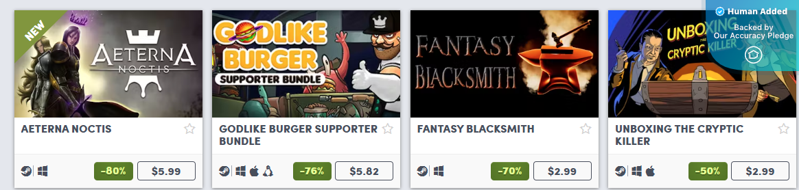 Humble Bundle Coupons - Up to 20% Off (No Codes Needed)