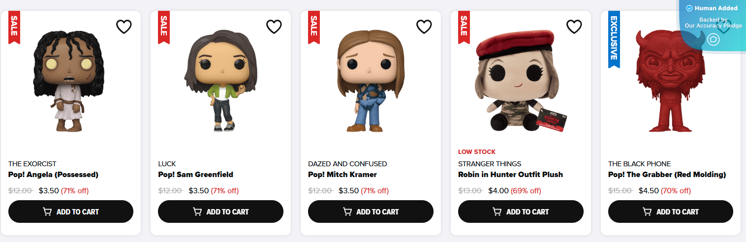 Funko - Verified Coupons + Discount Code for July 2025