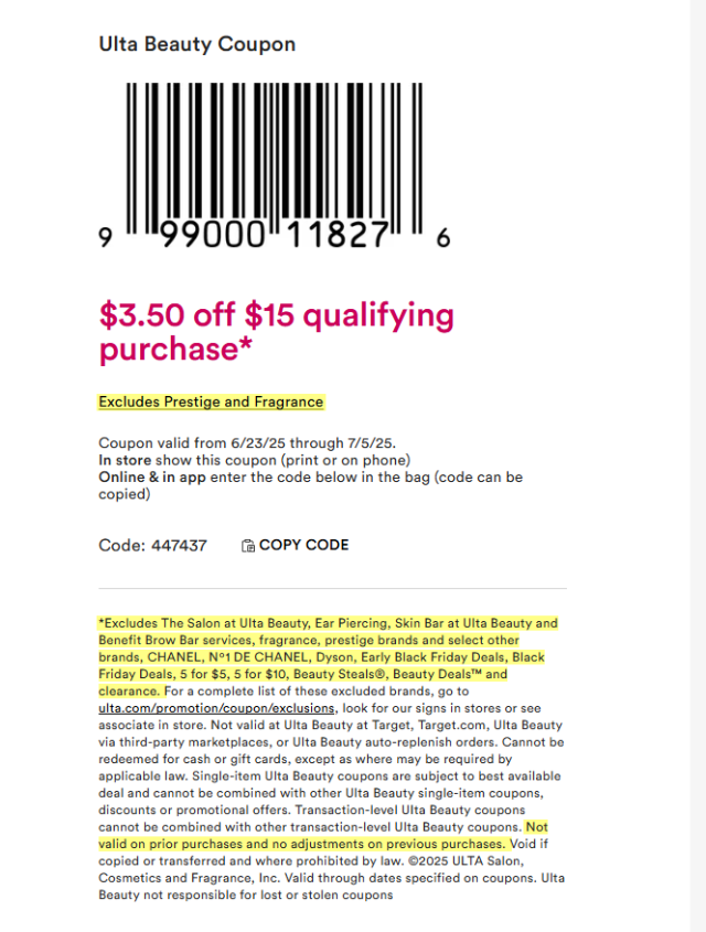 Ulta - Verified Coupons + 1 Promo Code for July 2025