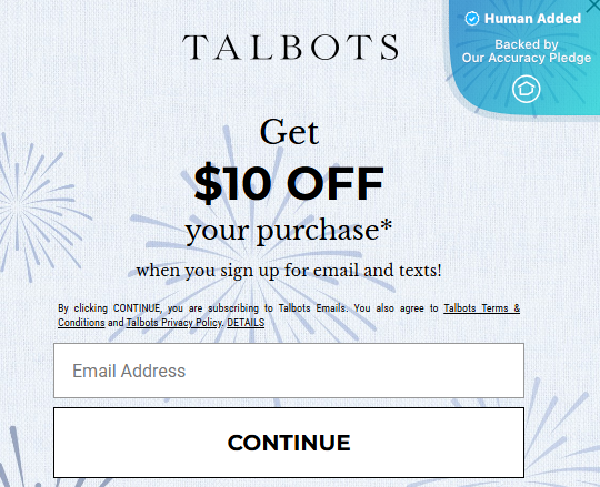 Talbots Verified Promo Codes - Slash up to $20 Off