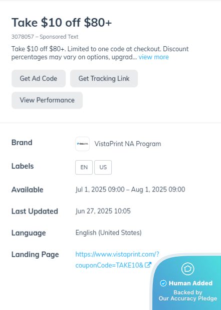 16 Vistaprint Coupons & Promo Codes