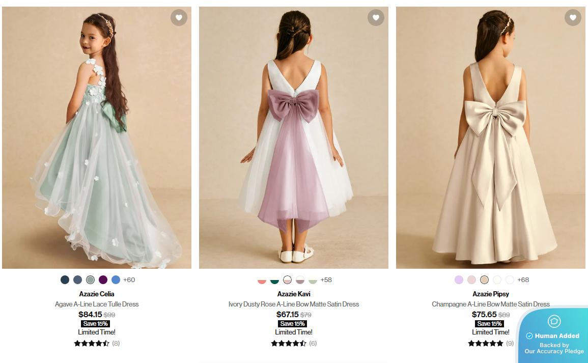 Azazie Verified Promo Codes - Take up to 10% Off (Jul)