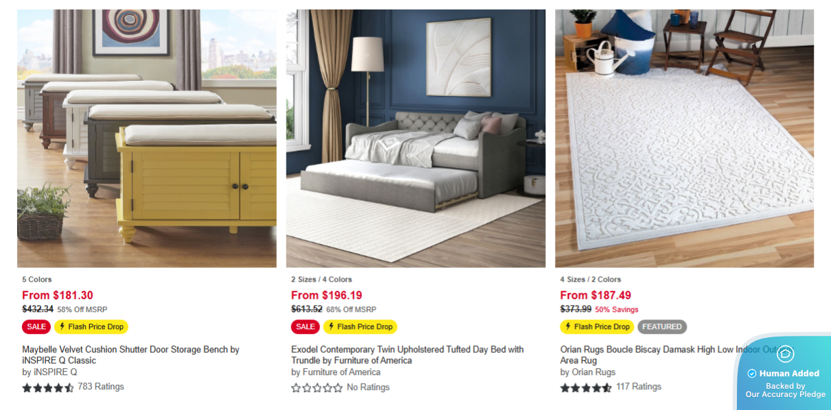 Overstock Verified Promo Codes - Save up to 15% Off