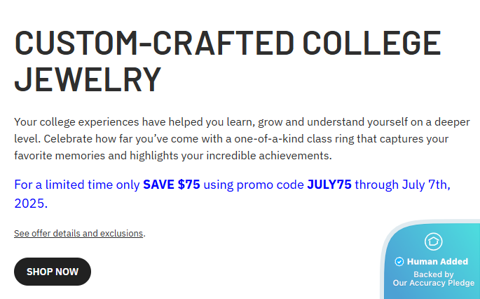 9 Jostens Verified Coupons + Promo Codes for July 2025