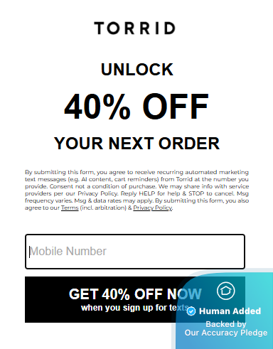 40% Off + Torrid Coupons & Promo Codes – July 2025