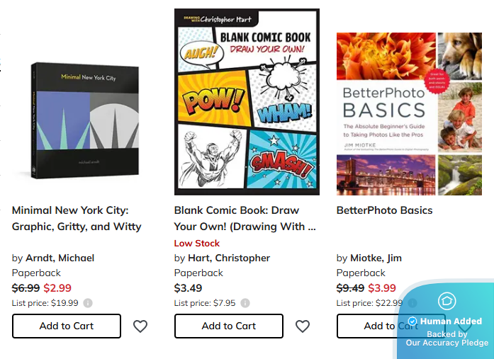 Book Outlet Coupons - Up to $5 Off (No Codes Needed)