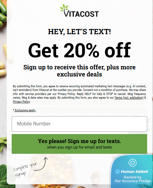 20% Off + Vitacost Coupons & Promo Codes – July 2025