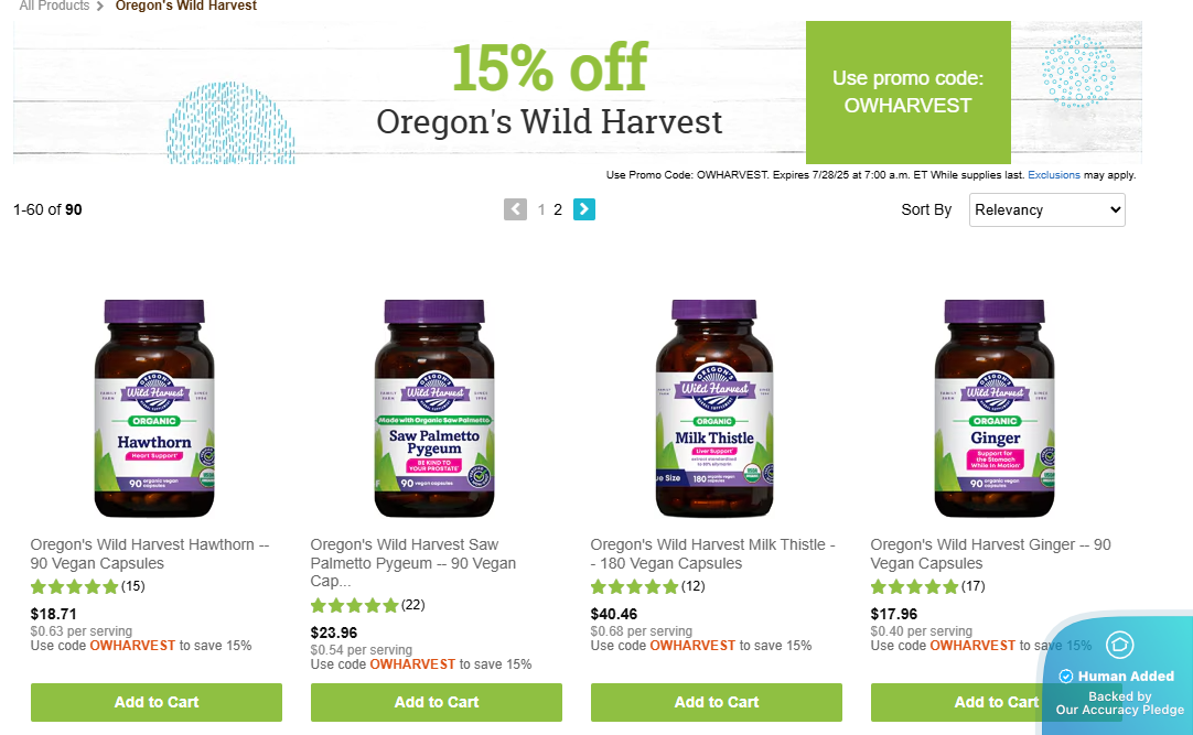 20% Off + Vitacost Coupons & Promo Codes – July 2025