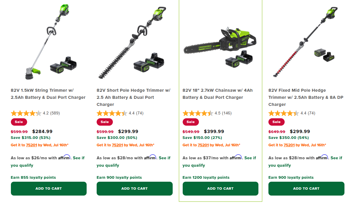 Greenworks Verified Promo Codes - Enjoy up to 15% Off