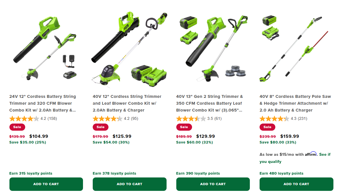 Greenworks Verified Promo Codes - Enjoy up to 15% Off