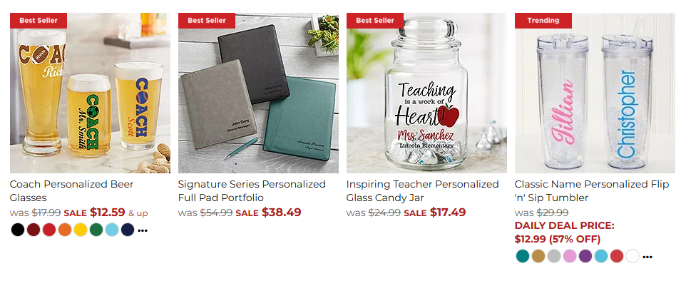 25% Off + Personalization Mall Coupons & Promo Codes