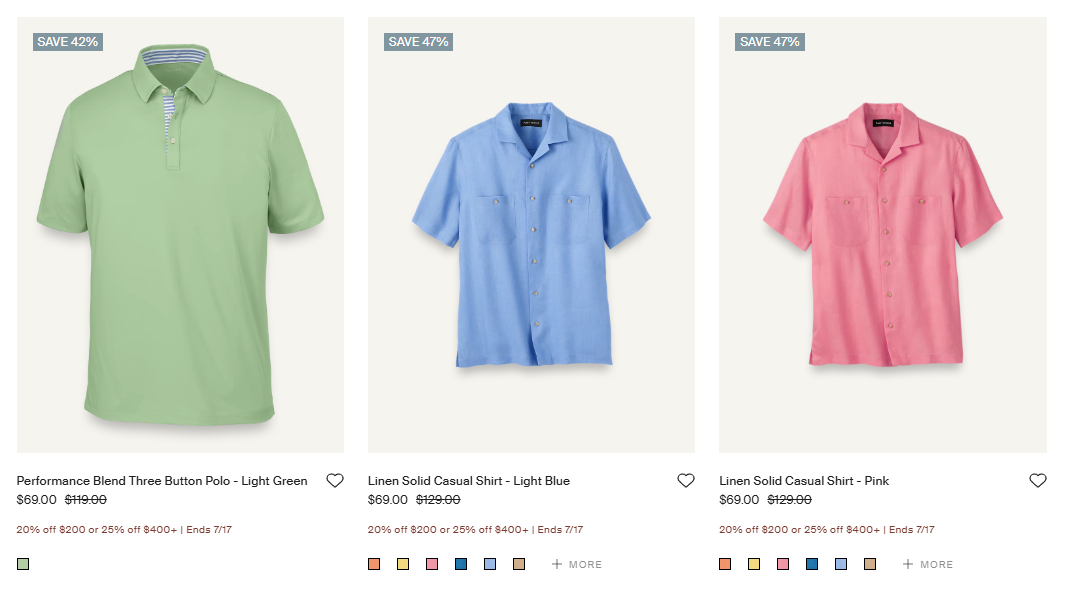 30% Off + Paul Fredrick Coupons & Promo Codes – July 25