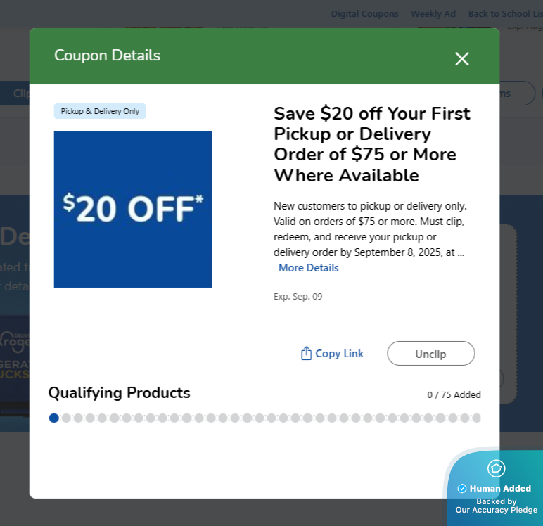 Kroger Coupons - Up to $20 Off (No Codes Needed)
