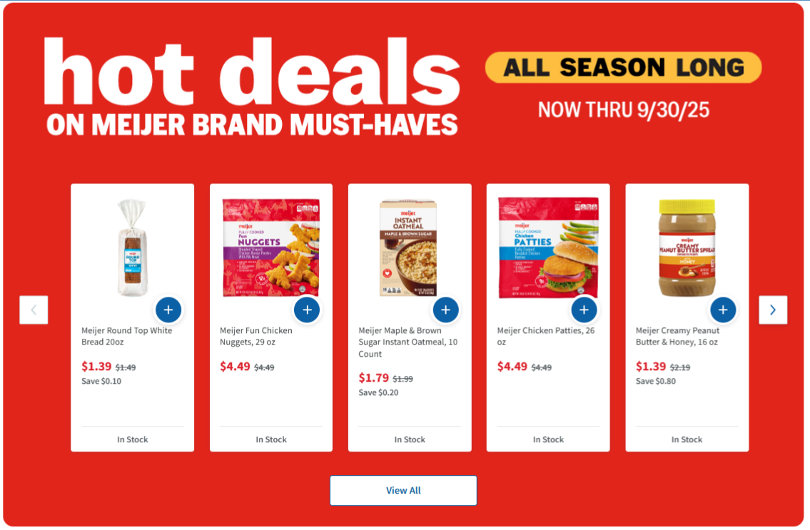 Meijer Coupons - Up to $50 Off (No Codes Needed)