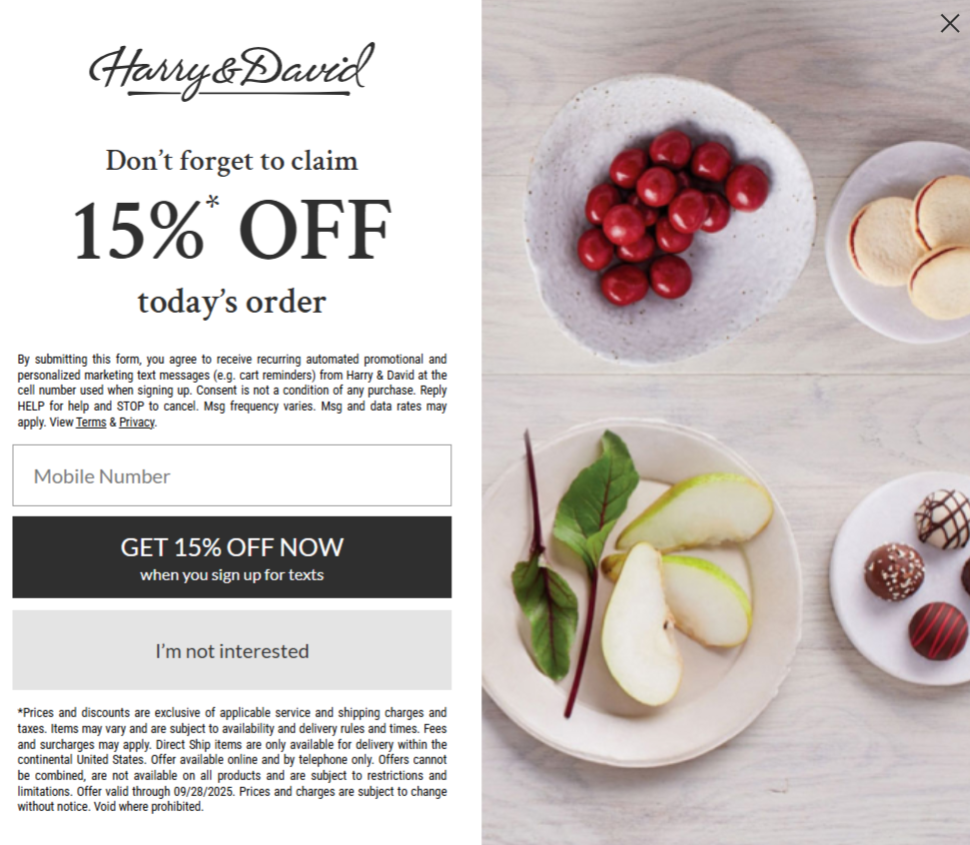 25% Off + Harry & David Coupons & Promo Codes – July 25