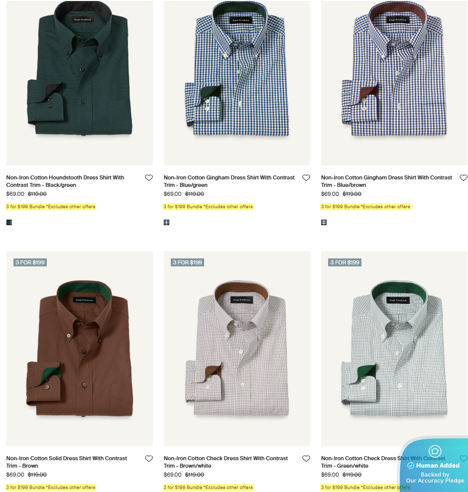 30% Off + Paul Fredrick Coupons & Promo Codes – Aug 25