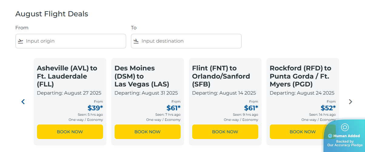 Allegiant Air Promo Codes - Save up to $20 in Aug 25