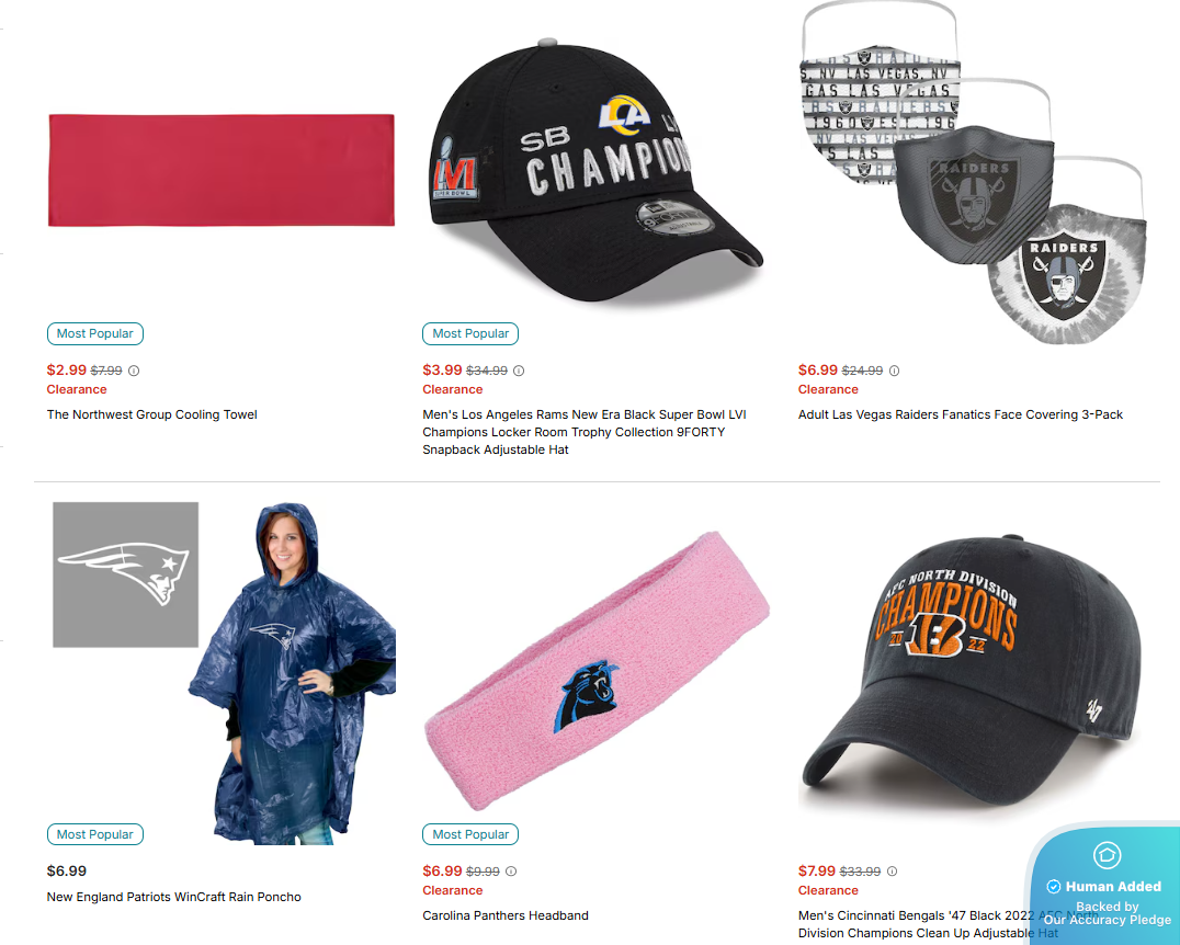 20% Off + NFL Shop Coupons & Promo Codes – August 2025