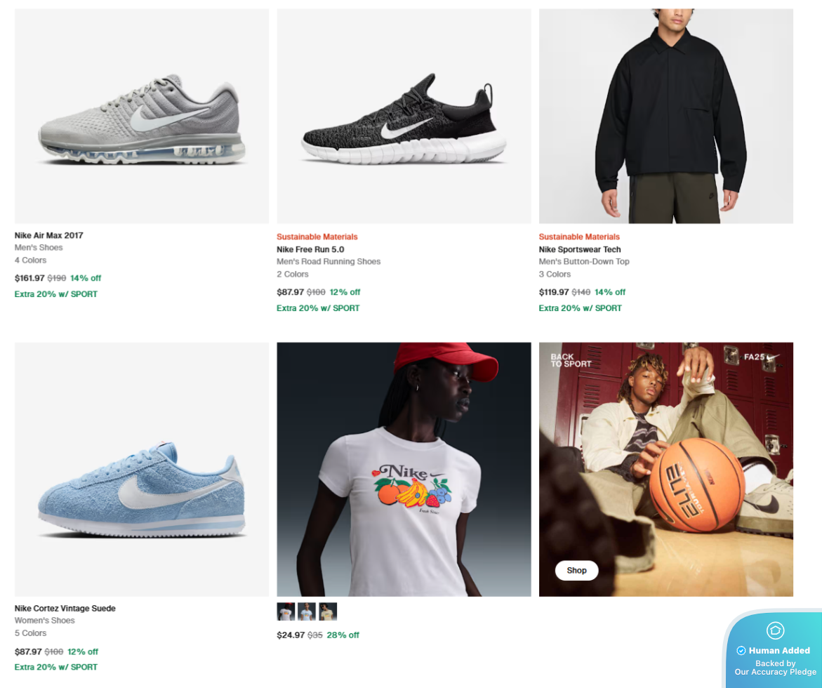 Nike Coupons - Up to 15% Off (No Codes Needed in Aug)