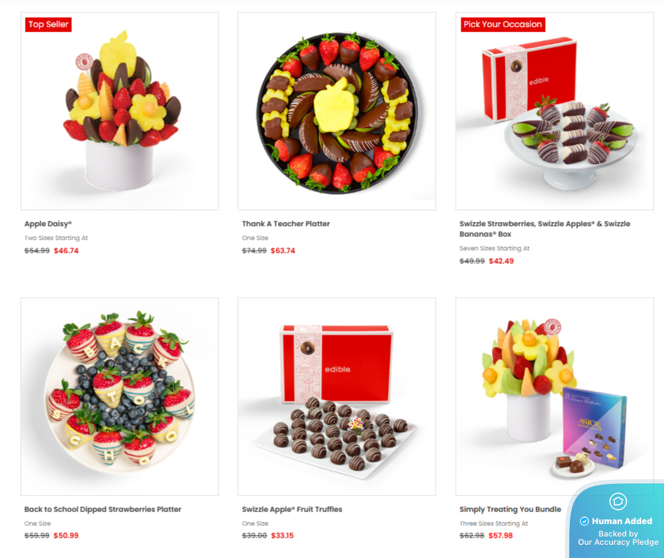 $10 Off + Edible Arrangements Coupons & Promo Codes