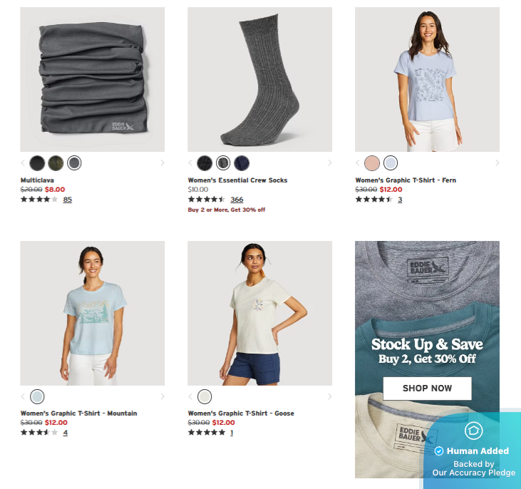 Eddie Bauer - Coupons & Promo Code for August 2025