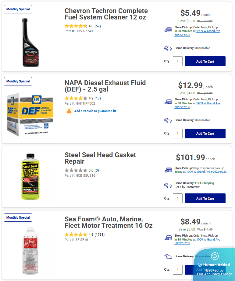NAPA Auto Parts Verified Promo Codes: Save up to $5 Off