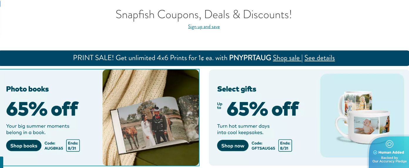 60% Off + Snapfish Coupons & Promo Codes – September 25