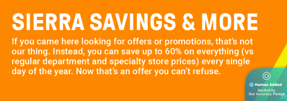 Sierra - Coupons & Promo Code for September 2025