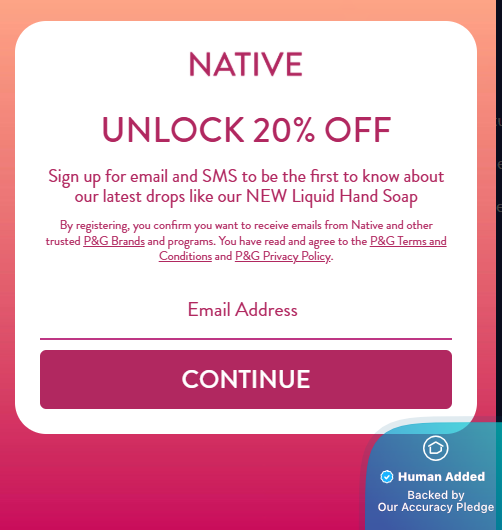 20% Off + Native Coupons & Discount Codes – Sep 2025