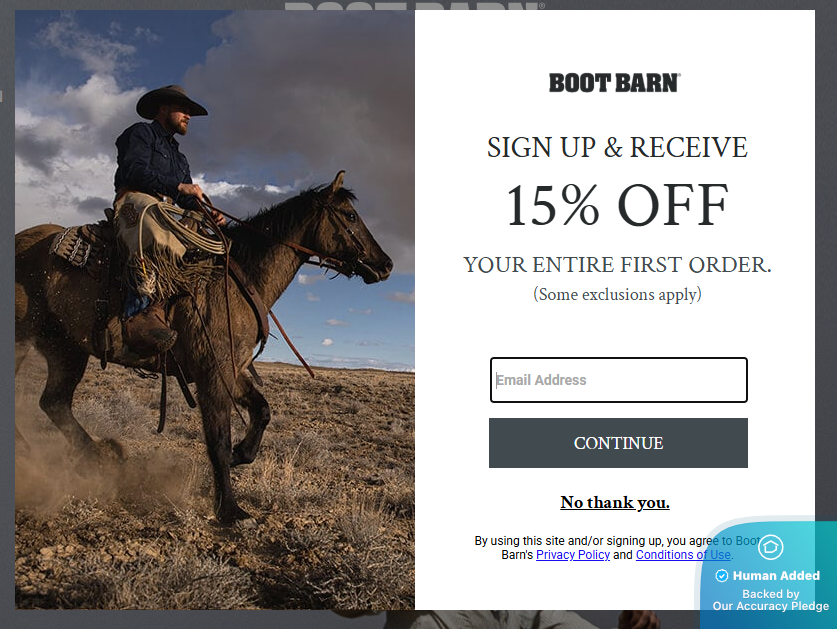 Save up to 15% with Boot Barn Promo Codes in Sep 2025