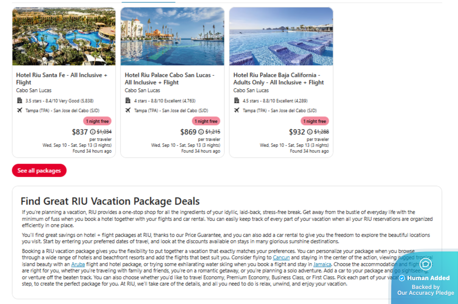 RIU Coupons - Up to $1 Off (No Codes Needed in Sep 25)