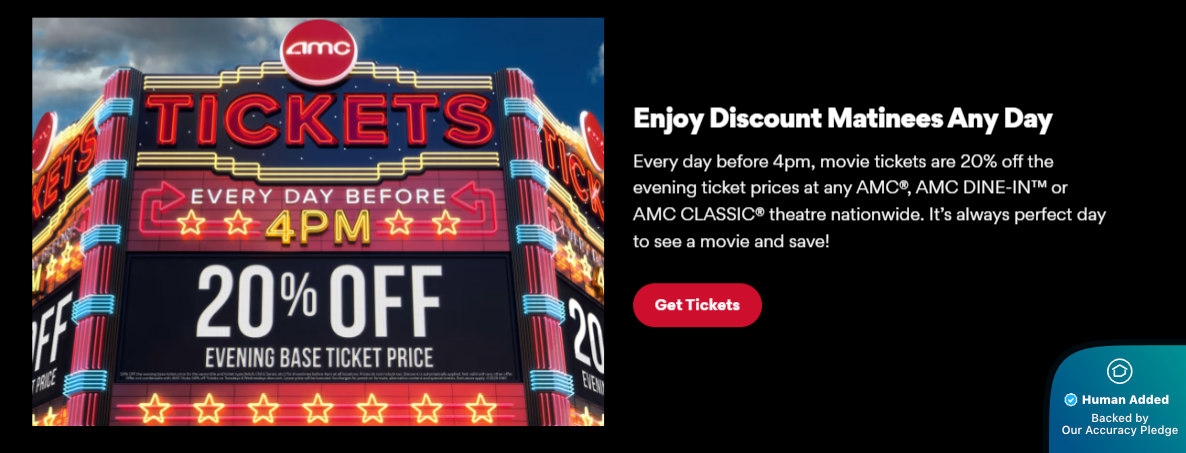 9 AMC Offers & Deals: Verified Savings in Sep 25