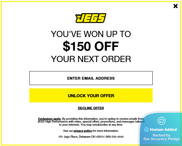 26 JEGS Coupons & Promo Codes for September 2025