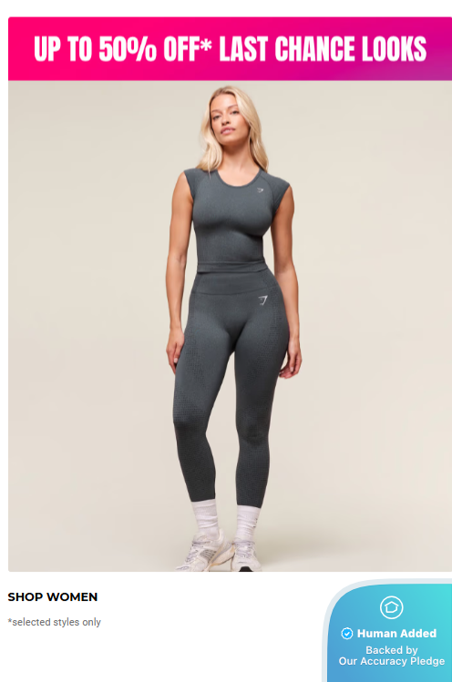 Gymshark - Coupons & Discount Code for September 2025
